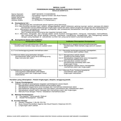 MODUL AJAR PENDIDIKAN AGAMA KRISTEN DAN BUDI PEKERTI KELAS 7.pdf