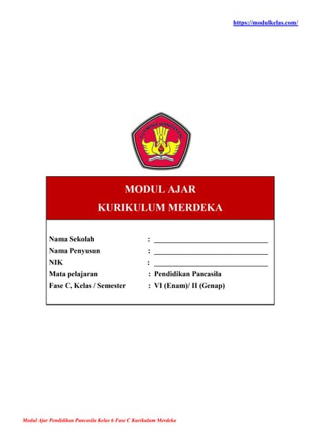 MODUL AJAR PPKn UNIT 1 PEMBELAJARAN 4 KELAS 5 KURIKULUM MERDEKA.docx