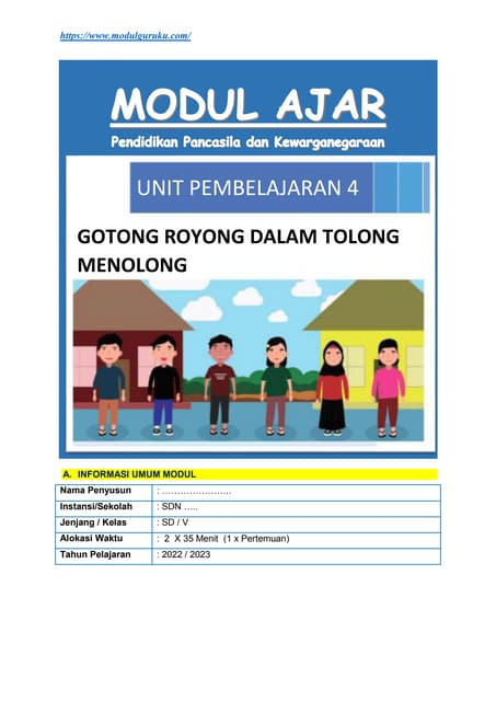 MODUL AJAR PAI DAN BUDI PEKERTI KELAS 5 BAB 3 KURIKULUM MERDEKA.docx