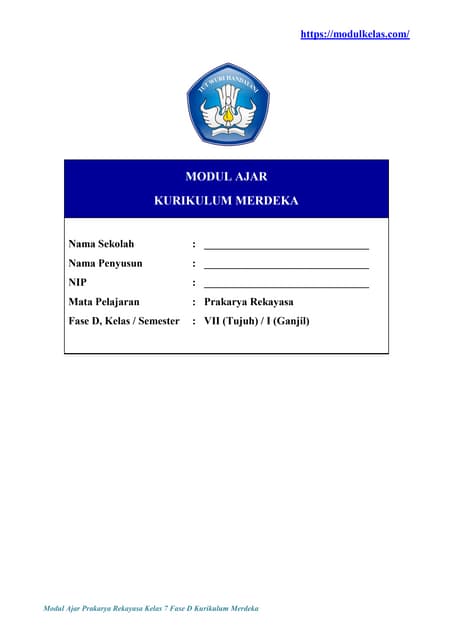 Modul Ajar Informatika Kelas 10 Fase E Kurikulum Merdeka | PDF