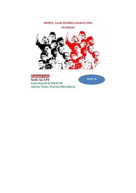 Modul Ajar Sejarah Kelas 11 Fase F Kurikulum Merdeka | PDF