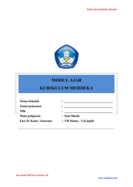 MODUL AJAR SENI MUSIK KELAS 6 KURIKULUM MERDEKA.pdf