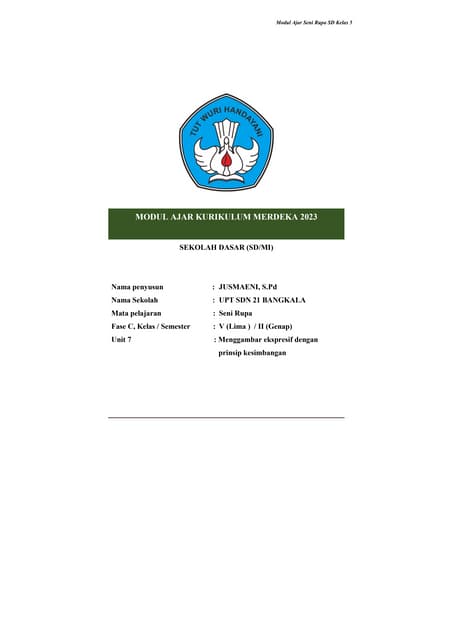 MODUL AJAR SENI RUPA KELAS 2 KURIKULUM MERDEKA.pdf