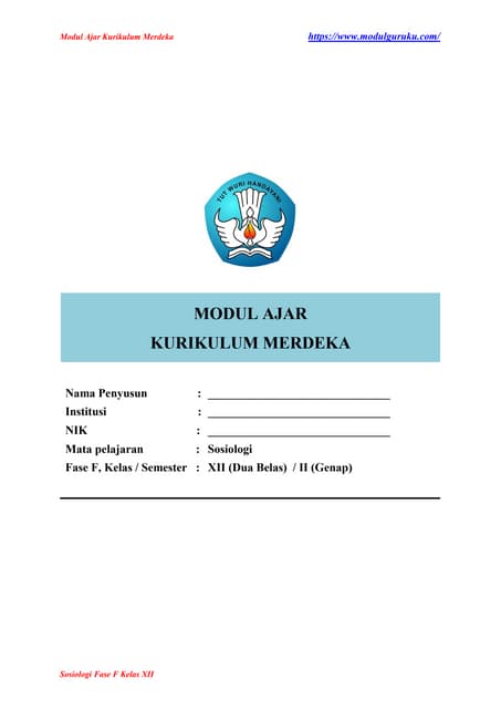 CONTOH RANCANGAN MODUL PROYEK KOKURIKULER SMA 1.docx