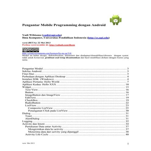 Modul android | DOCX