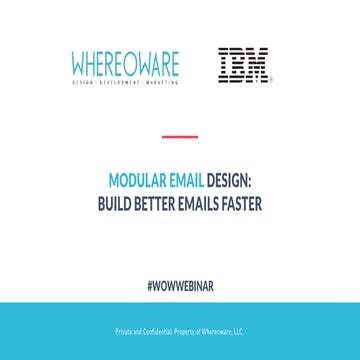 Modular Email Design - Build Better Emails Faster | PPT