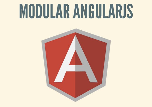 Modular Angular Js Ppt 8349