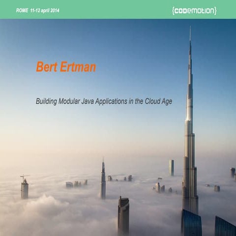 Building modular Java application in the cloud age - Ertman | PDF