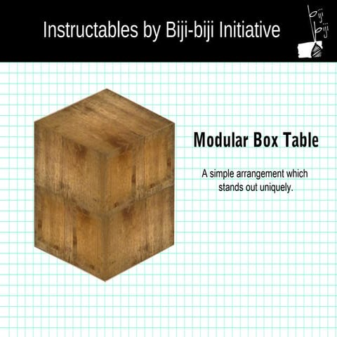 Modular box table | PPT