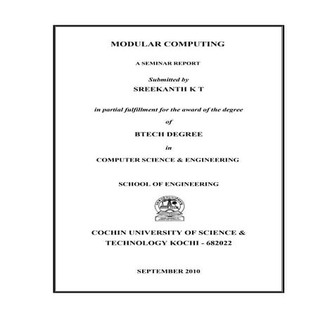 Modular Computing | PDF