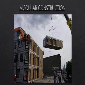 Modular construction | PPT | Free Download