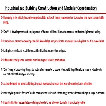 Modular Coordination in buildings and construction.pptx | Construction Industry | Industries