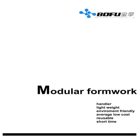 plastic modular formwork | PDF | Woodworking | Arts and Crafts