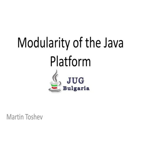 Modularity Of The Java Platform Osgi Jigsaw And Penrose Ppt