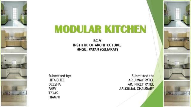 Modular Kitchen Design Presentation By Küche7 | PPTX