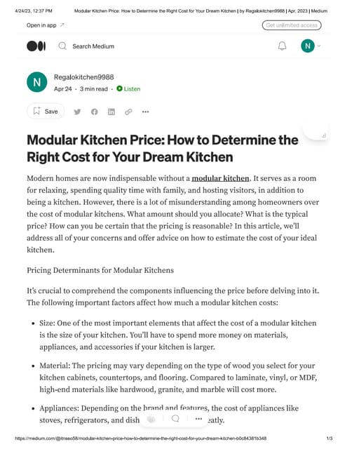 50+ Best Kitchen Design - Regalo Kitchens | PDF