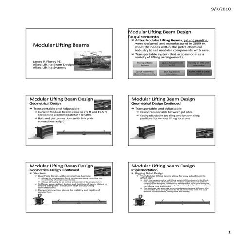 Modular Lifting Beams Shaw | PDF