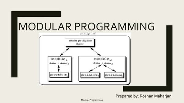 Modular programming in qbasic Modular programming in qbasic