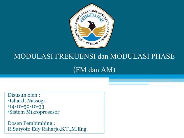 Materi Amplitude Modulation (AM) | DOCX