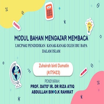Modul 6: Bahan mengajar membaca | PPTX