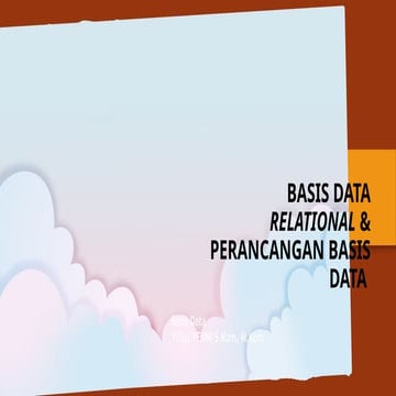 modul basis data SESUAI YANG KAMU BUTUHKAN | PPTX