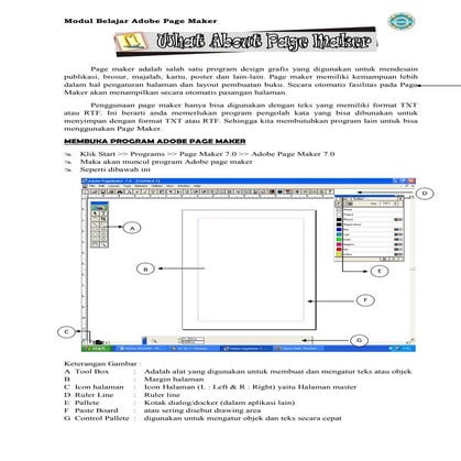 Modul belajar page maker | PDF
