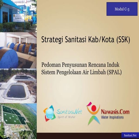 Rencana Induk Sistem Pengelolaan Air Limbah (SPAL) - Strategi Sanitasi ...