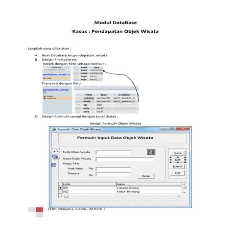 Modul data base delphi efmi | PDF | Databases | Computer Software and ...
