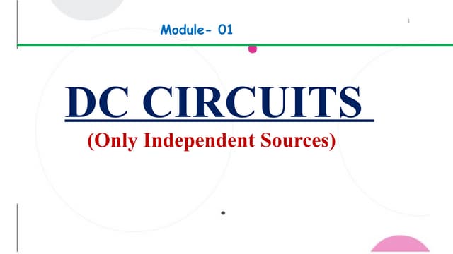 Unit 1_KVL and KCL theorems electrical students | PPTX