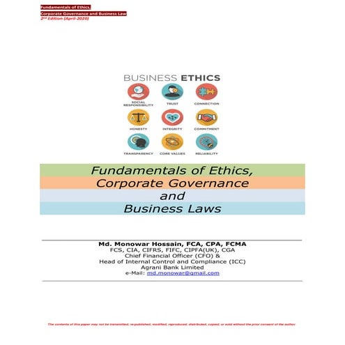 Module:01_Ethics, Corporate Governance and Business Law-2nd Edition by ...