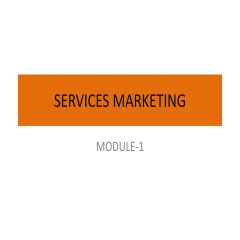 Module 1 | PPT