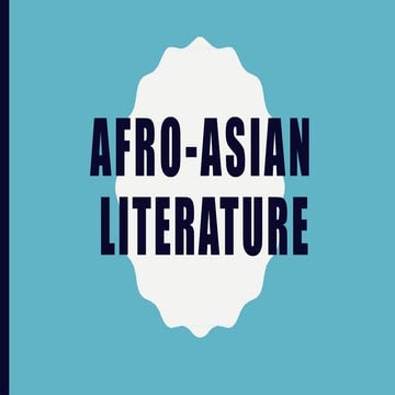 MODULE-1.-Afroasian-literature.09976pptx | PPTX