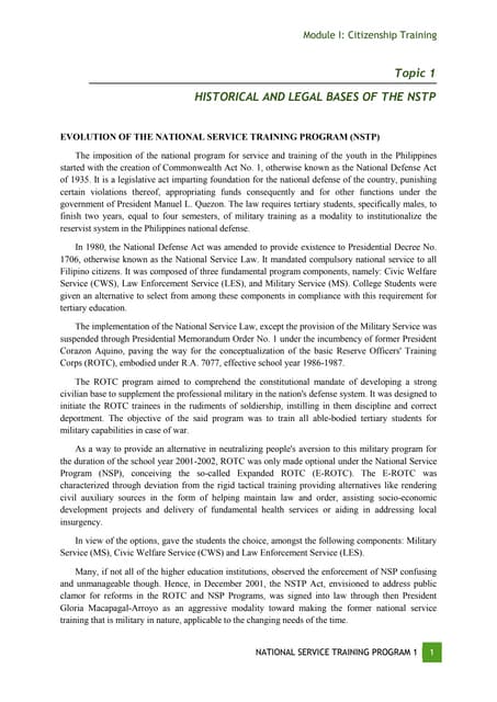 PUP NSTP MISSION AND VISION | PDF | Education