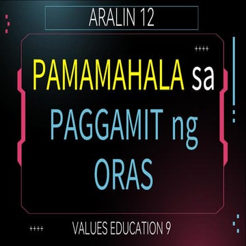 MODULE-12 PAMAMAHALA SA PAGGAMIT NG ORAS.pdf