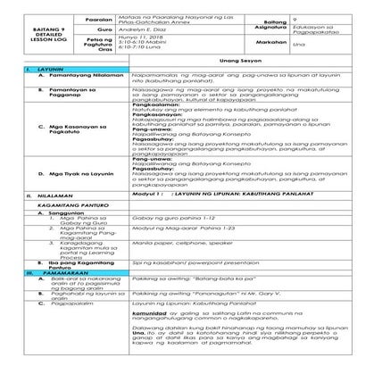 ESP 9 MODYUL 1 | DOC