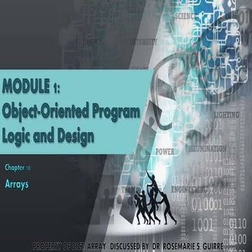 Arrays Pptx Programming Languages Computing