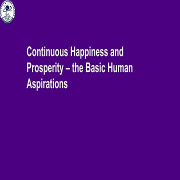 basic human aspirations | PPTX