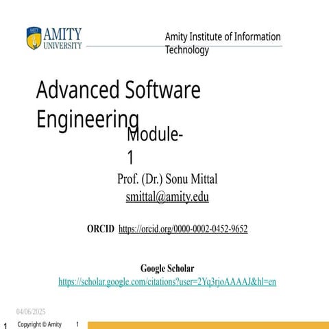 Basics of Advance Software Engineering .pptx