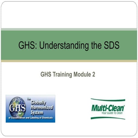 Module-2-GHS-SDMulti-Clean.ppt TRAINING AWARENESS | PPT