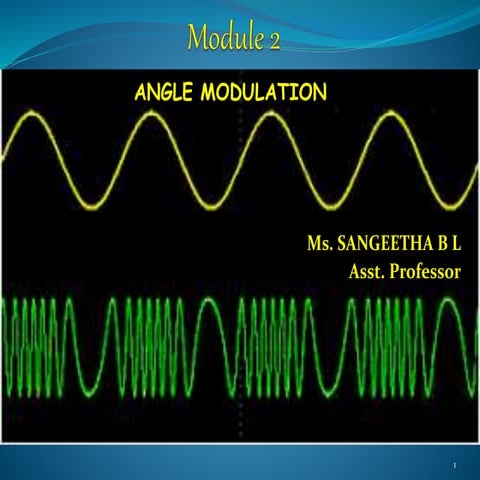 Angle Modulation Ppt