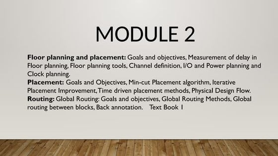 Placement and routing in full custom physical design | PPT