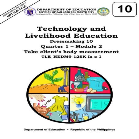 TLE/ HE Dressmaking Curriculum Guide | PDF