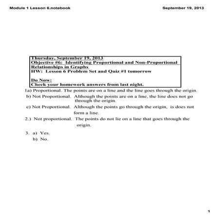 Module 1 lesson 6 | PDF