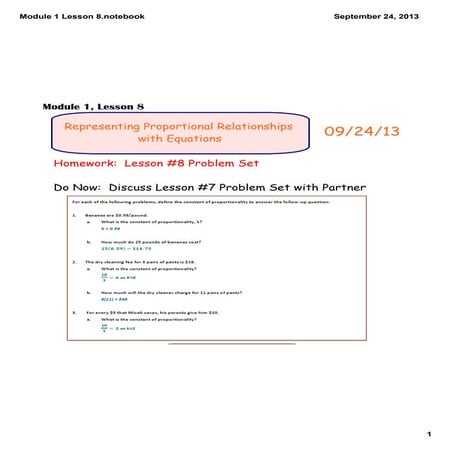 Module 1 lesson 8 | PDF