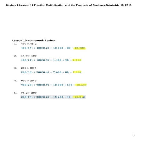Module 2 lesson 11 | PDF