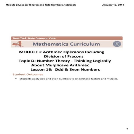 Module 2 lesson 16 | PDF