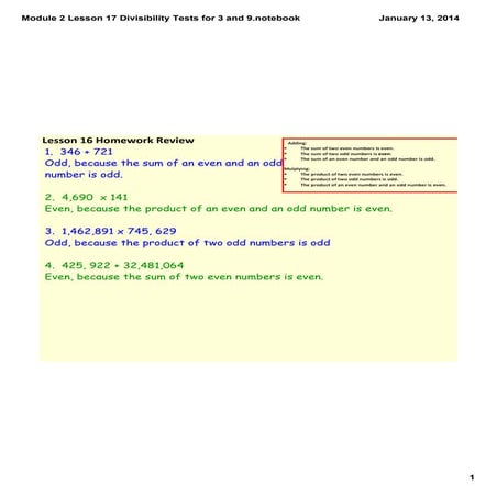Module 2 lesson 17 | PDF