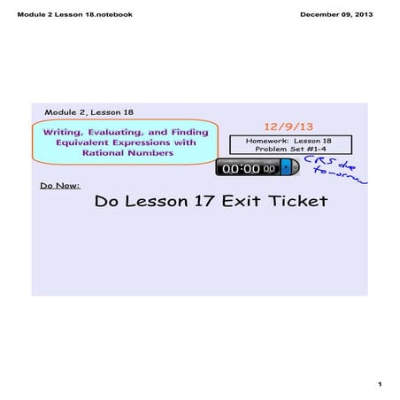 Module 2 lesson 18 | PDF