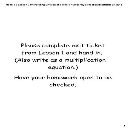 Module 2 lesson 2 | PDF