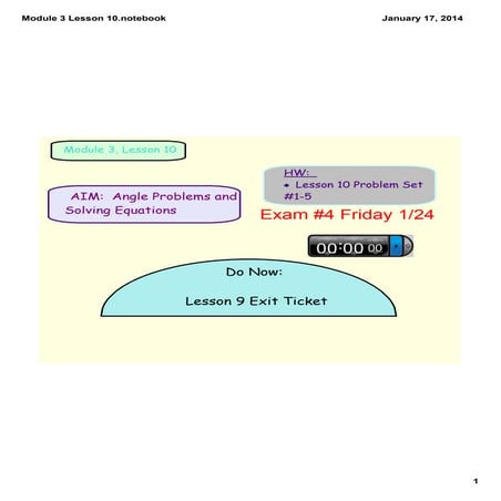 Module 3 lesson 10 | PDF | Physics | Science